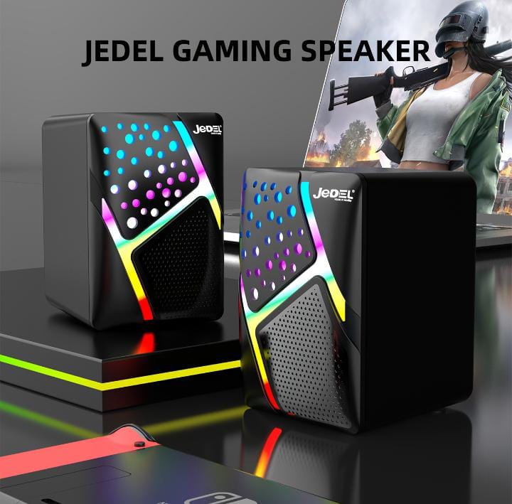 JEDEL Multimedia Speaker Rainbow Lighting S-527 – Z Cell